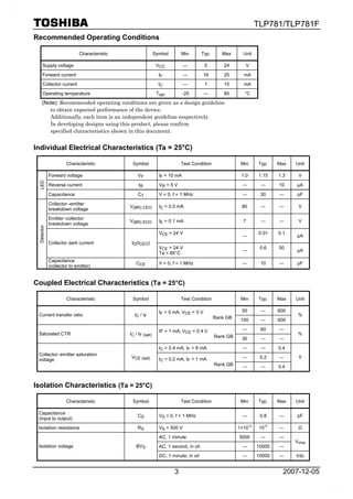 Origianl Opto TLP781 P781 PC781 781 DIP-4 New | PDF