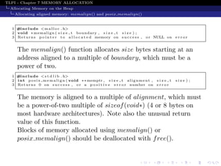 TLPI - 7 Memory Allocation | PPT