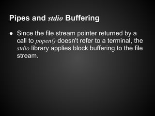 TLPI - Chapter 44 Pipe and Fifos | PPT