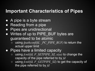 TLPI - Chapter 44 Pipe and Fifos | PPT