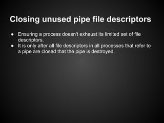 TLPI - Chapter 44 Pipe and Fifos | PDF