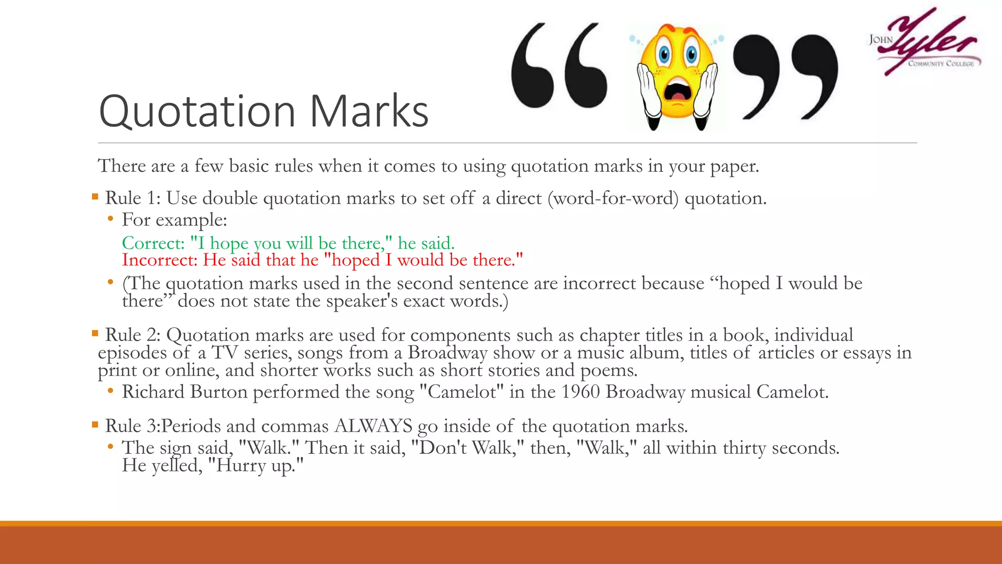 Punctuation Presentation JTCC | PPTX