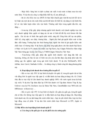 Tiểu luận quản trị kinh doanh quốc tế | PDF