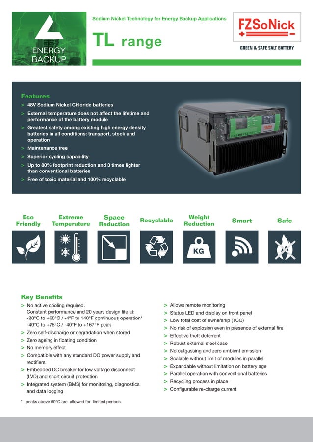 Salt batteries. Sodium Nickel Chloride batteries. | PDF
