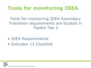 Transition Training - IDEA | PPT