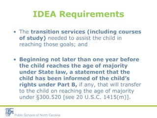 Transition Training - IDEA | PDF