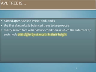AVL Tree | PPTX