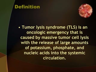 Tumor Lysis Syndrome | PPT