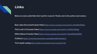 TLS - Transport Layer Security | PPTX