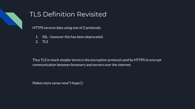 Tls Transport Layer Security Pptx