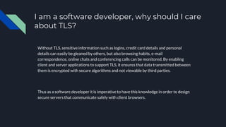 TLS - Transport Layer Security | PPTX