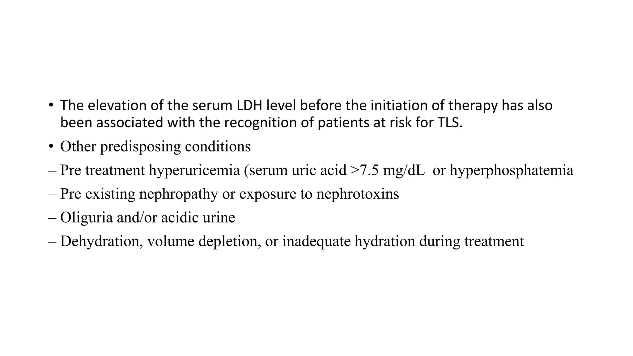 Tumor lysis syndrome | PPTX
