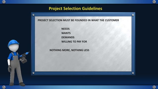 TLS Continuum How to Guide #12: Project Selection | PPT