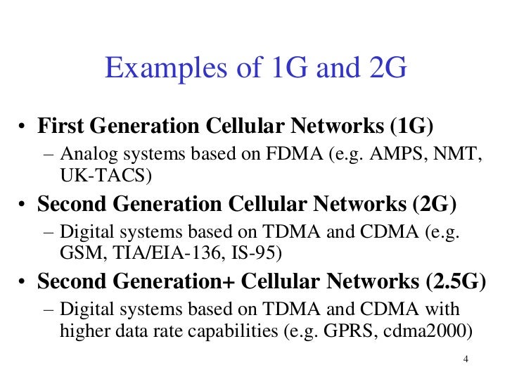 Digital Cellular Technologies Digital Cellular Technologies