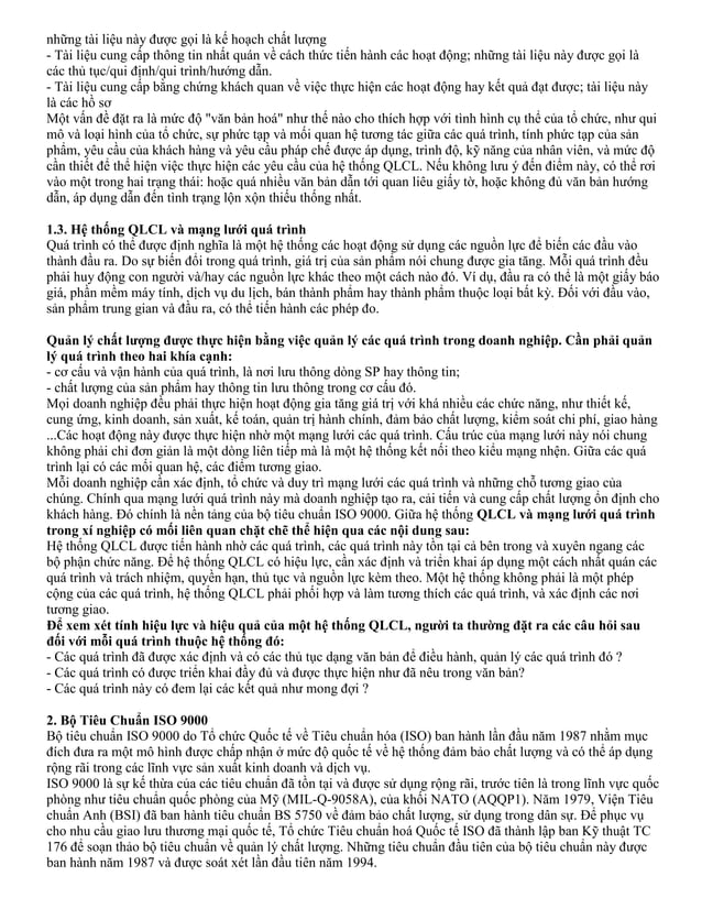 Đề thi Quản trị chất lượng | DOCX