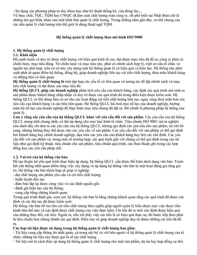 Đề thi Quản trị chất lượng | DOCX