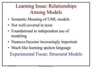 Using interactive models to enhance UML education | PPT