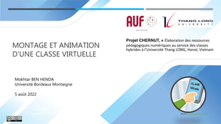 Classe virtuelle au TLU | PPTX