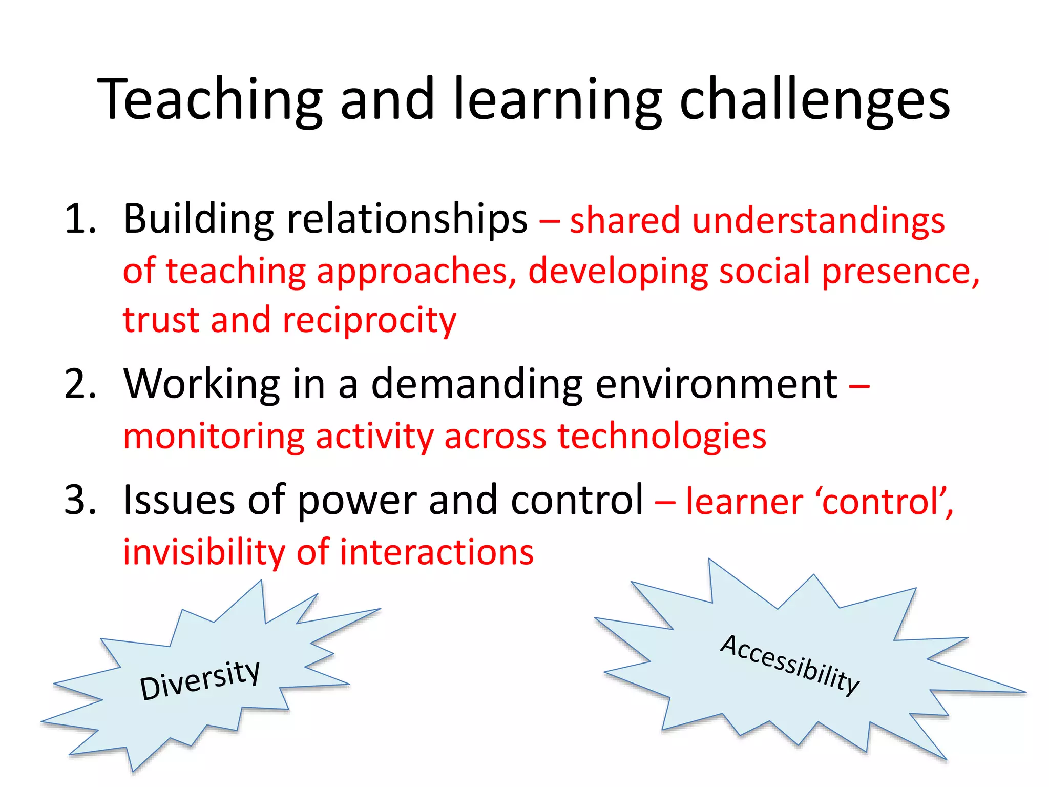 T&L with synchronous technologies | PPTX