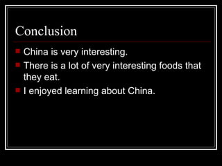 Chinese Foods | PPT