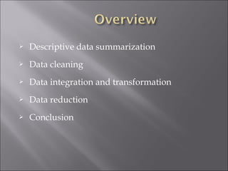 Data preprocessing | PPT