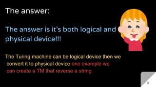 Turing Machine | PPTX