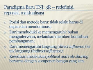 Tm 17 militer dalam sistem politik indonesia | PPTX