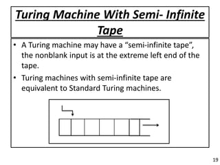 Turing Machine | PPTX