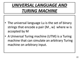 Turing Machine | PPTX