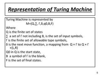 Turing Machine | PPTX