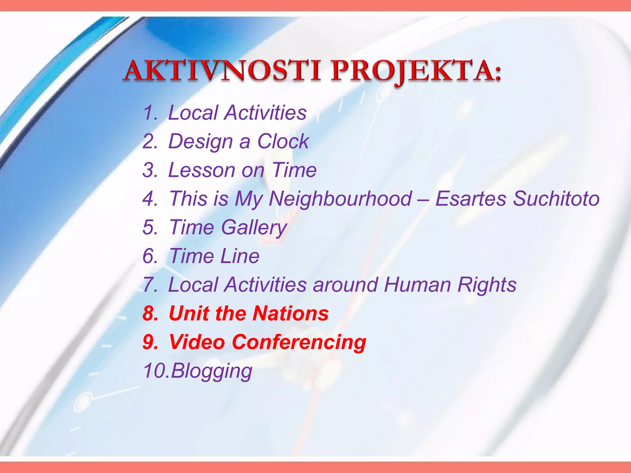 TIME PROJECT - This is our time | PPT