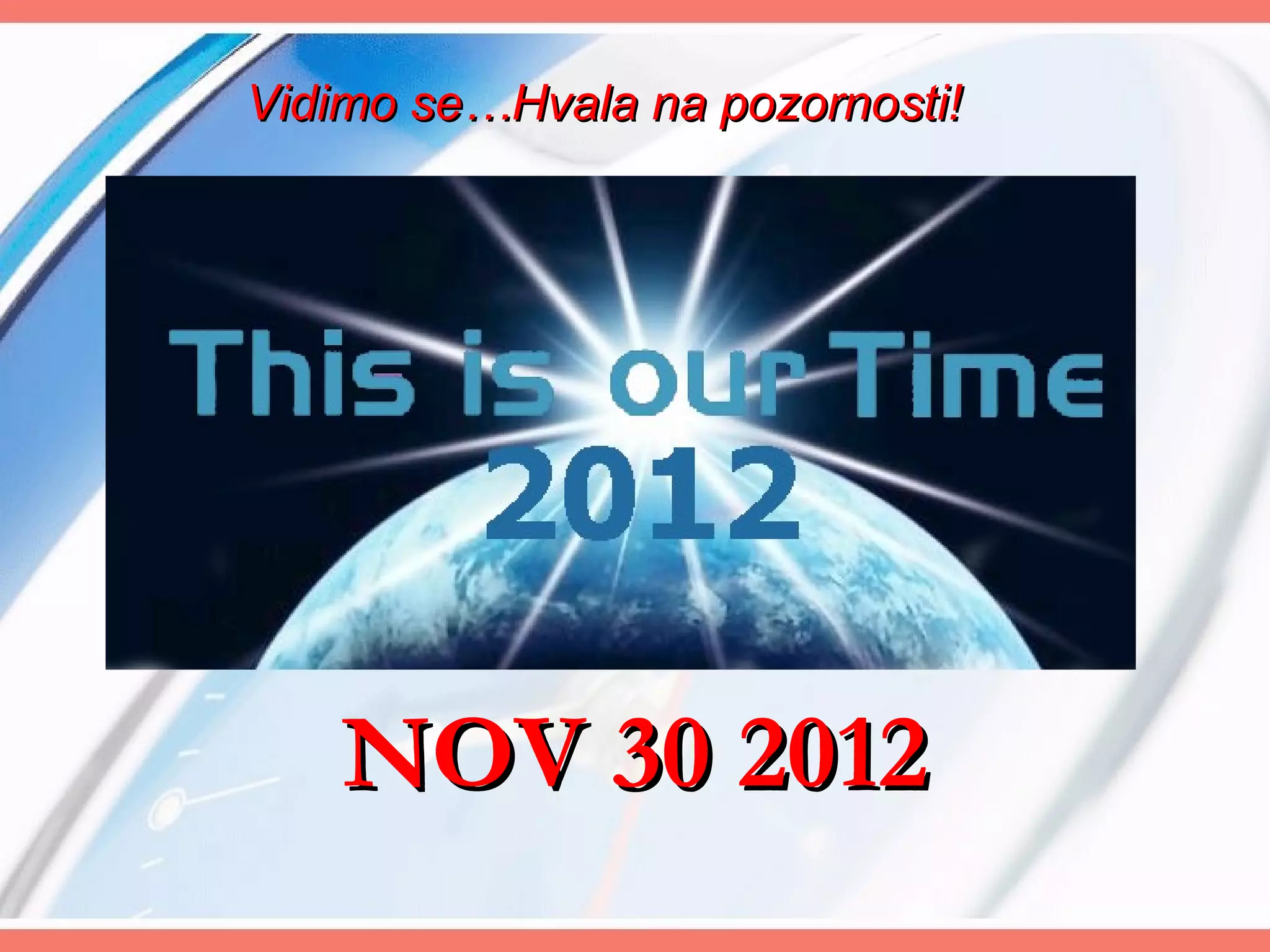TIME PROJECT - This is our time | PPT