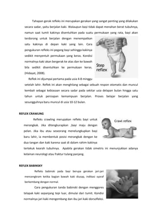 Tm refleks bayi | DOC