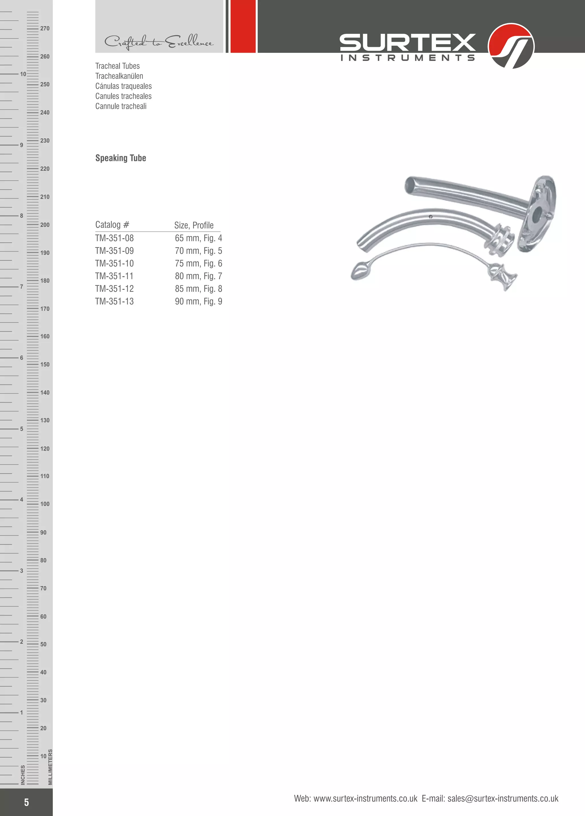 TRACHEOTOMY INSTRUMENTS | PDF