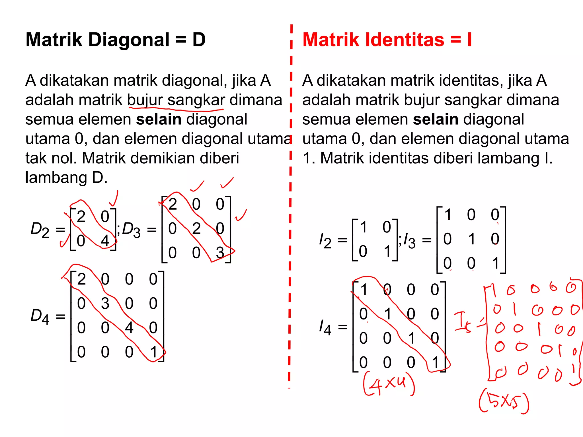 Tm 01 Aljabar Linier Modul 1 matrik dan determinan revisi 2020 | PPT