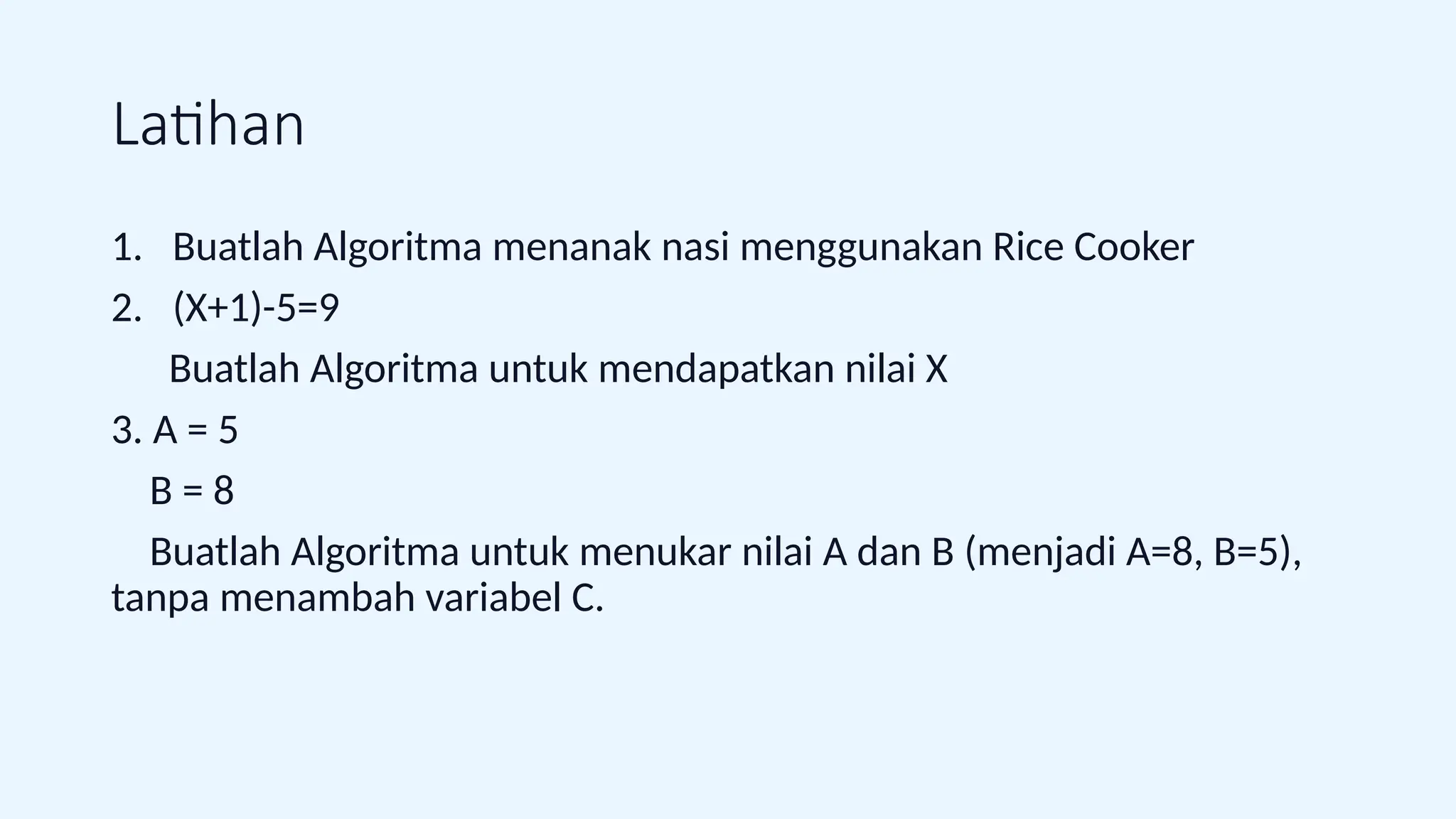 Belajar Algoritma Pemograman dengan Mudah | PPT