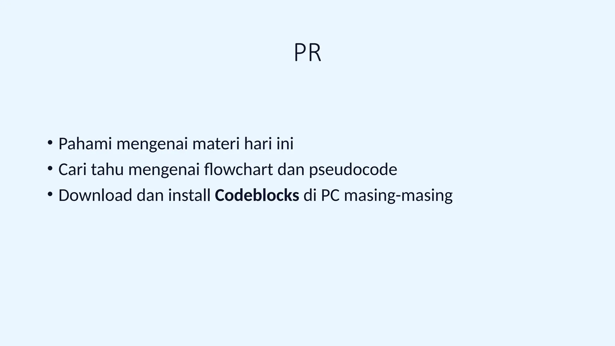 Belajar Algoritma Pemograman dengan Mudah | PPT