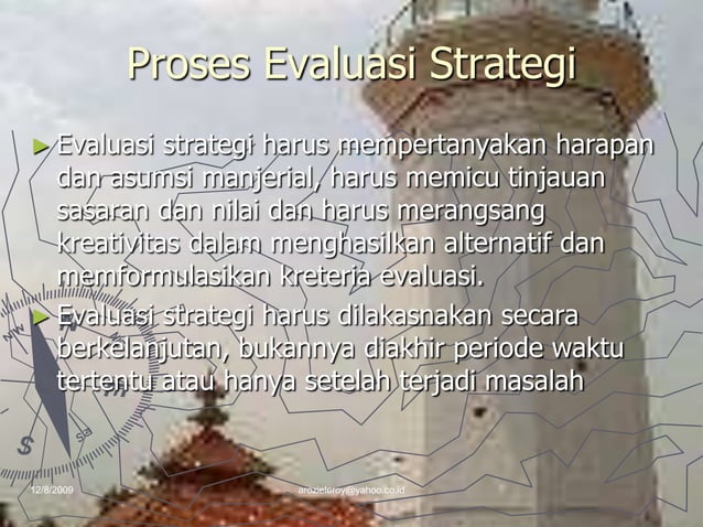 Tm 10 Evaluasi Dan Pengendalian Strategi | PPTX