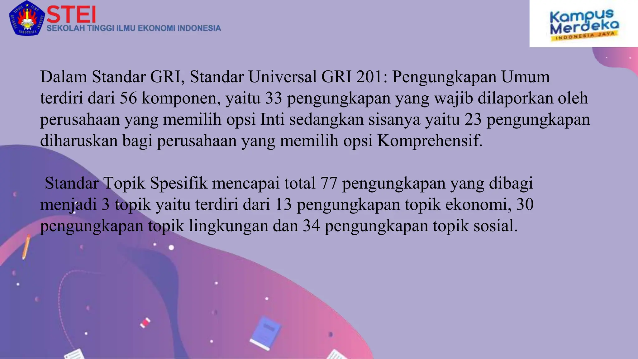 TM 13_PEDOMAN PENYUSUNAN SR_GRI laporan berkelanjutan | PPTX