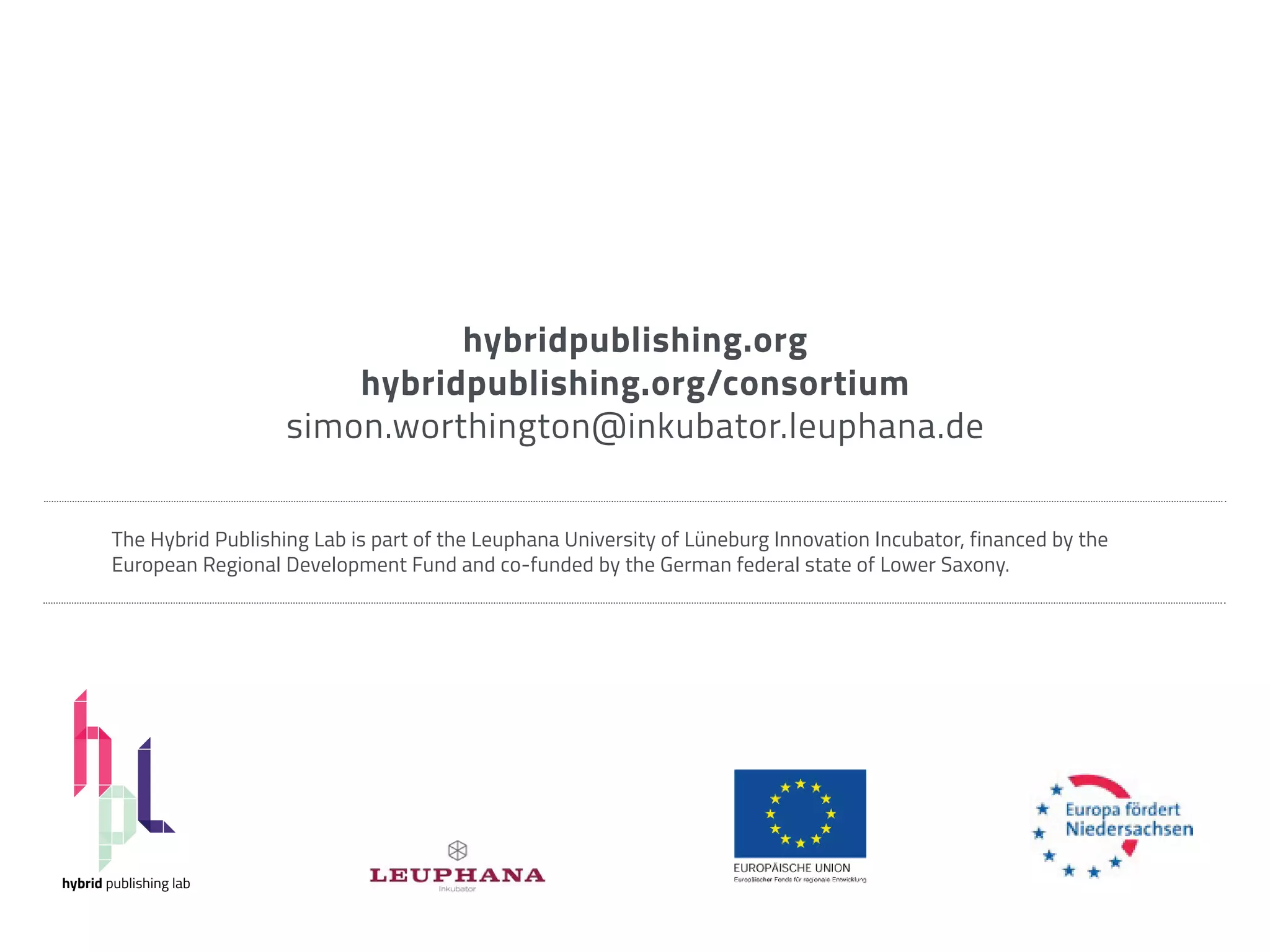 Hybrid Publishing Consortium | PPT