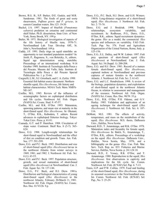 Northern Shortfin Squid, Illex illecebrosus, Life History and Habitat ...