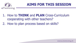 planning cross-curriculum cooperation | PPTX