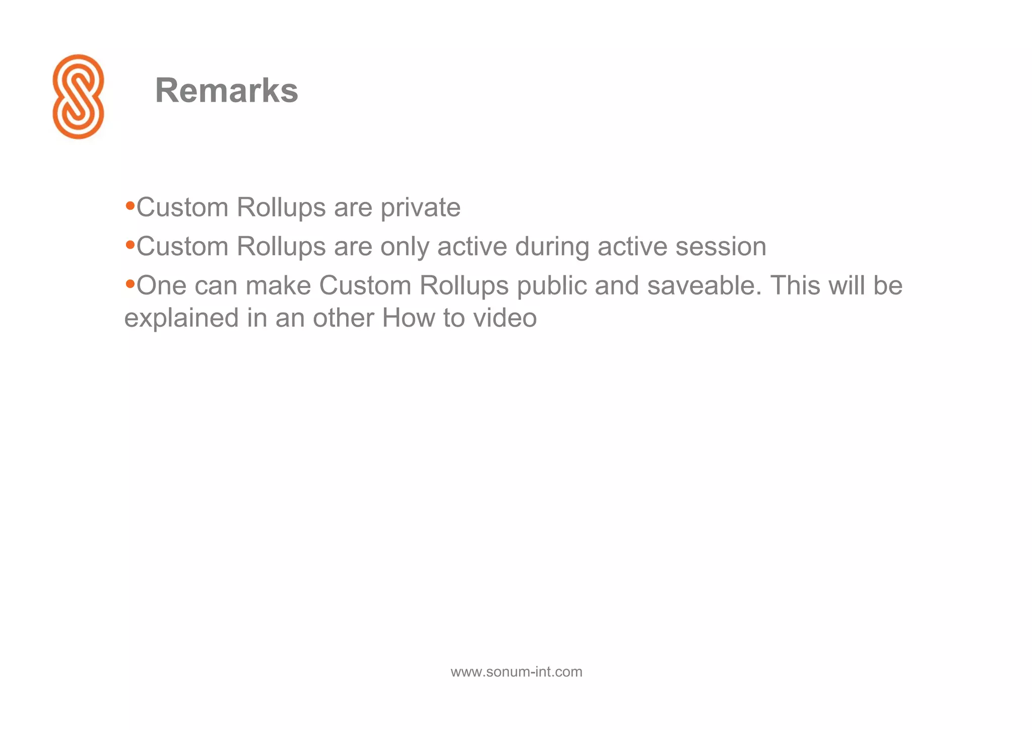 Create User-Defined Consolidations in TM1 | PPT | Computing | Technology & Computing