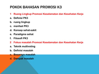Kontrak Kerja dalam mata pelajaran keselamatn kerja | PPT
