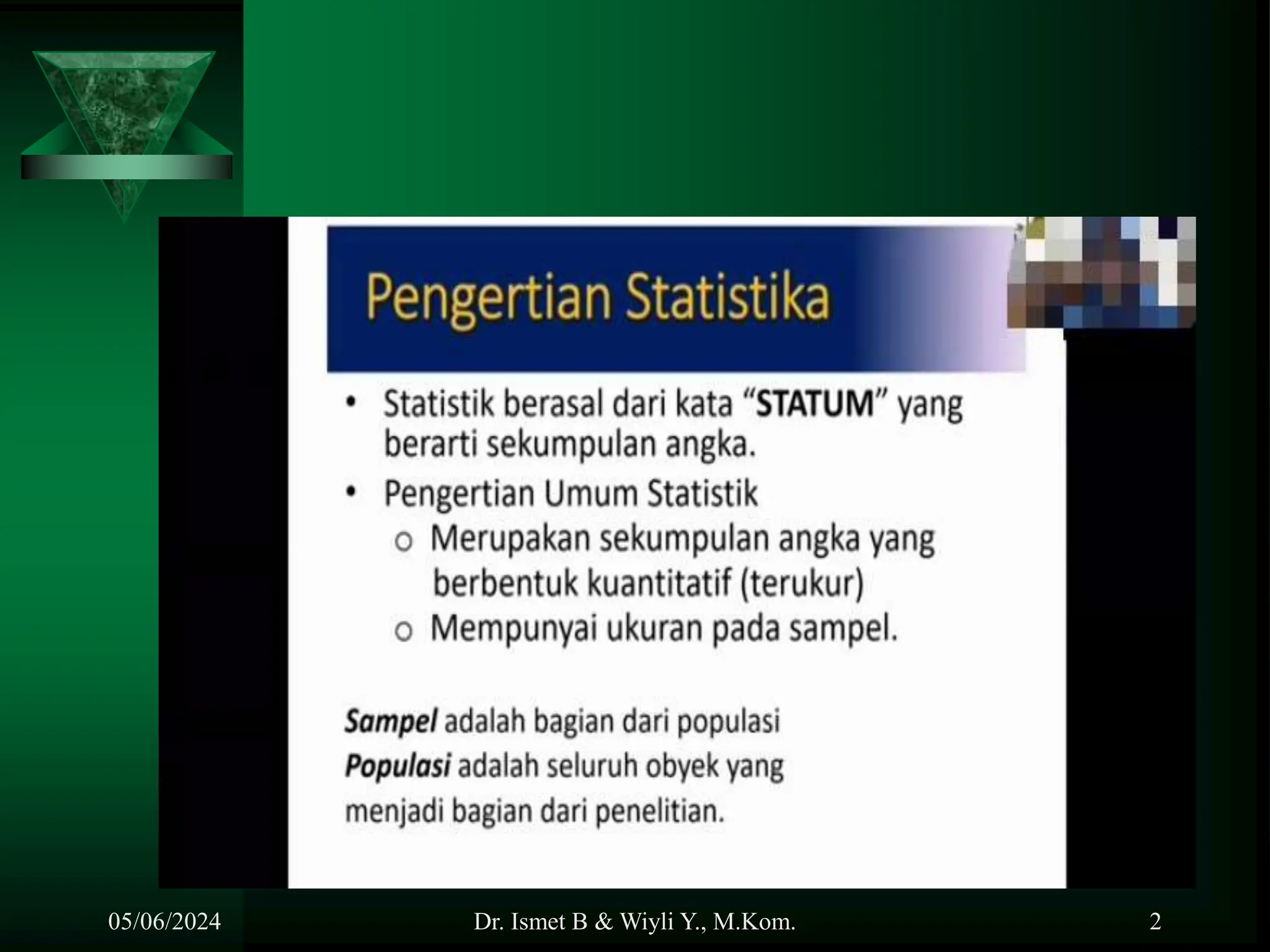 TM 1 STATISTIK & STATISTIKA PROGRAM STB | PPT