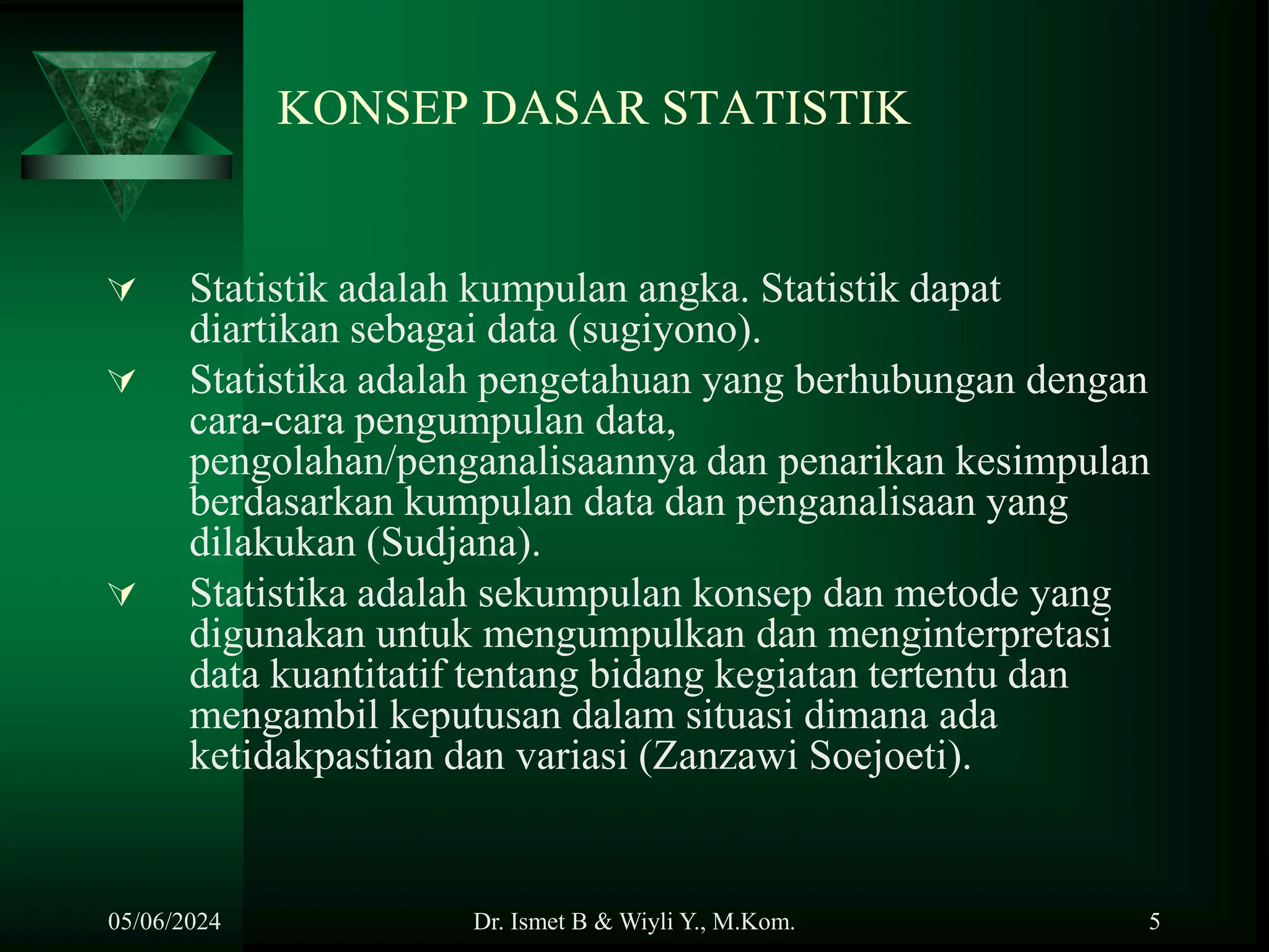 TM 1 STATISTIK & STATISTIKA PROGRAM STB | PPT