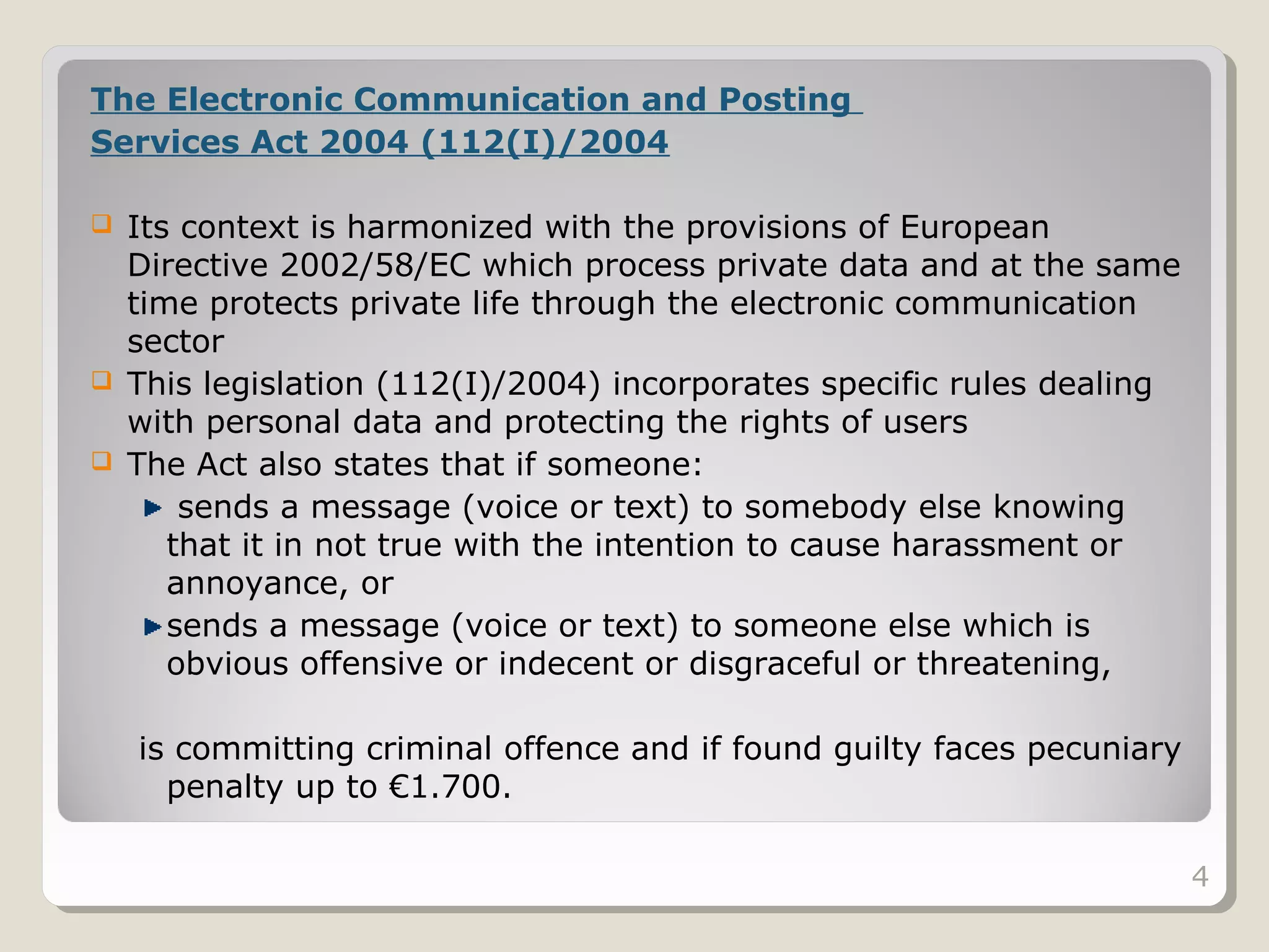 CYBER BULLYING THE COURT’S ROLE | PPT