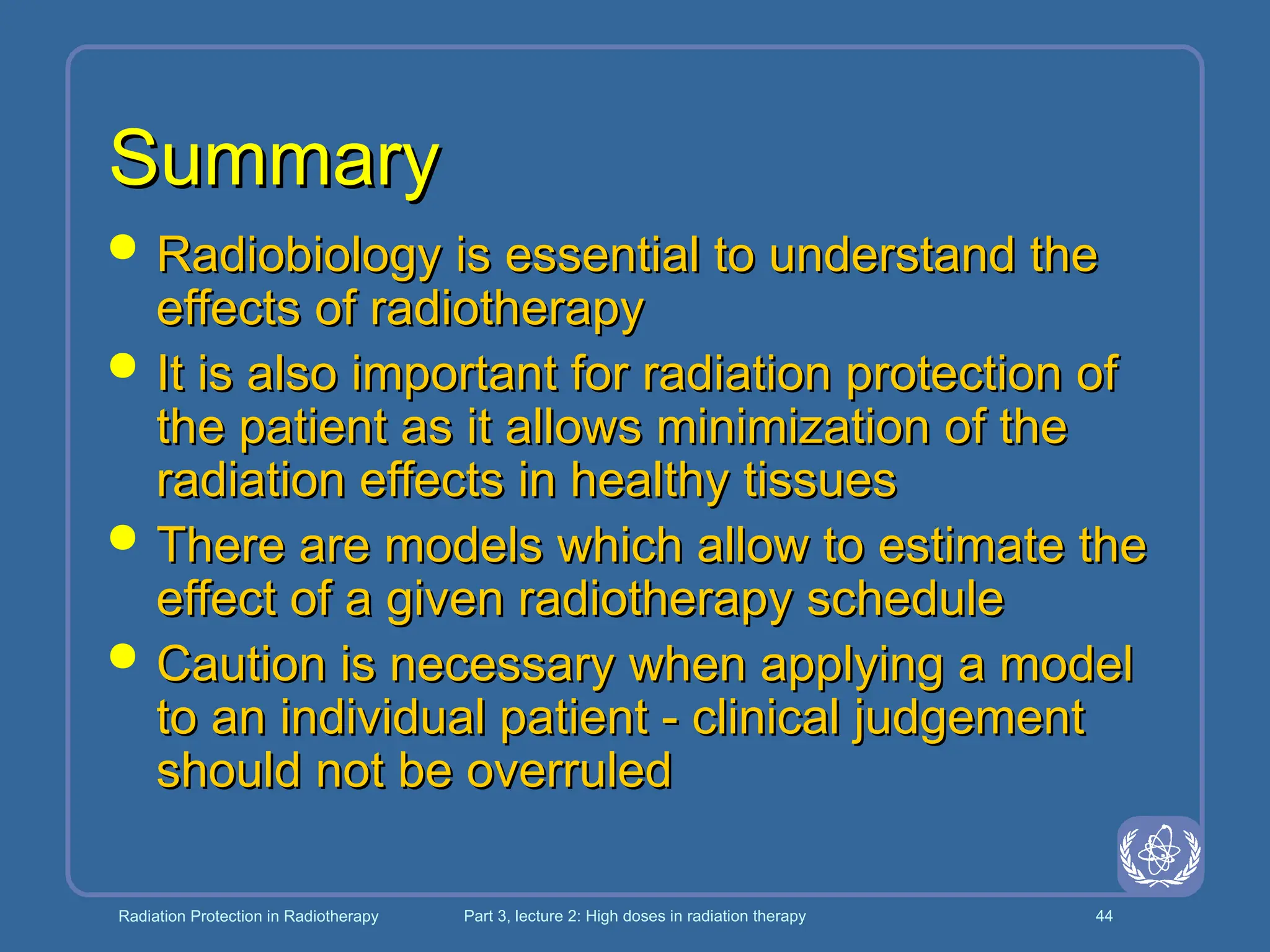 Presentation Radiation Protection in Radiotherapy.ppt