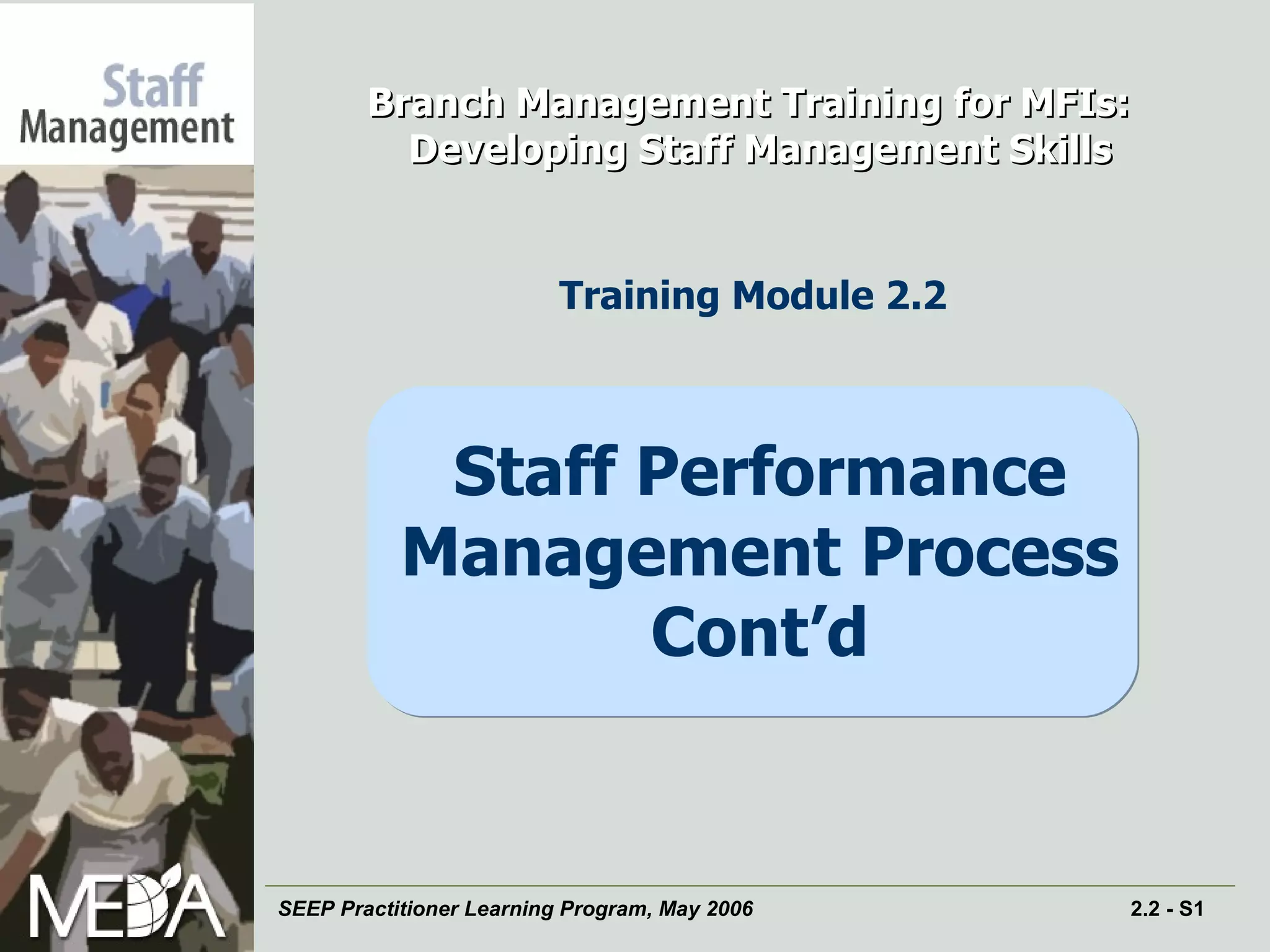 2.2 MFI Performance Management Process Part2 | PPT