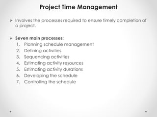 Time Management within IT Project Management | PPTX